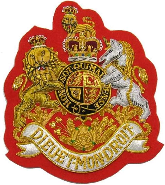 Badge WO1 GSM Garrison SGT Major Ceremonial Rank Coat of Arms Large On ...