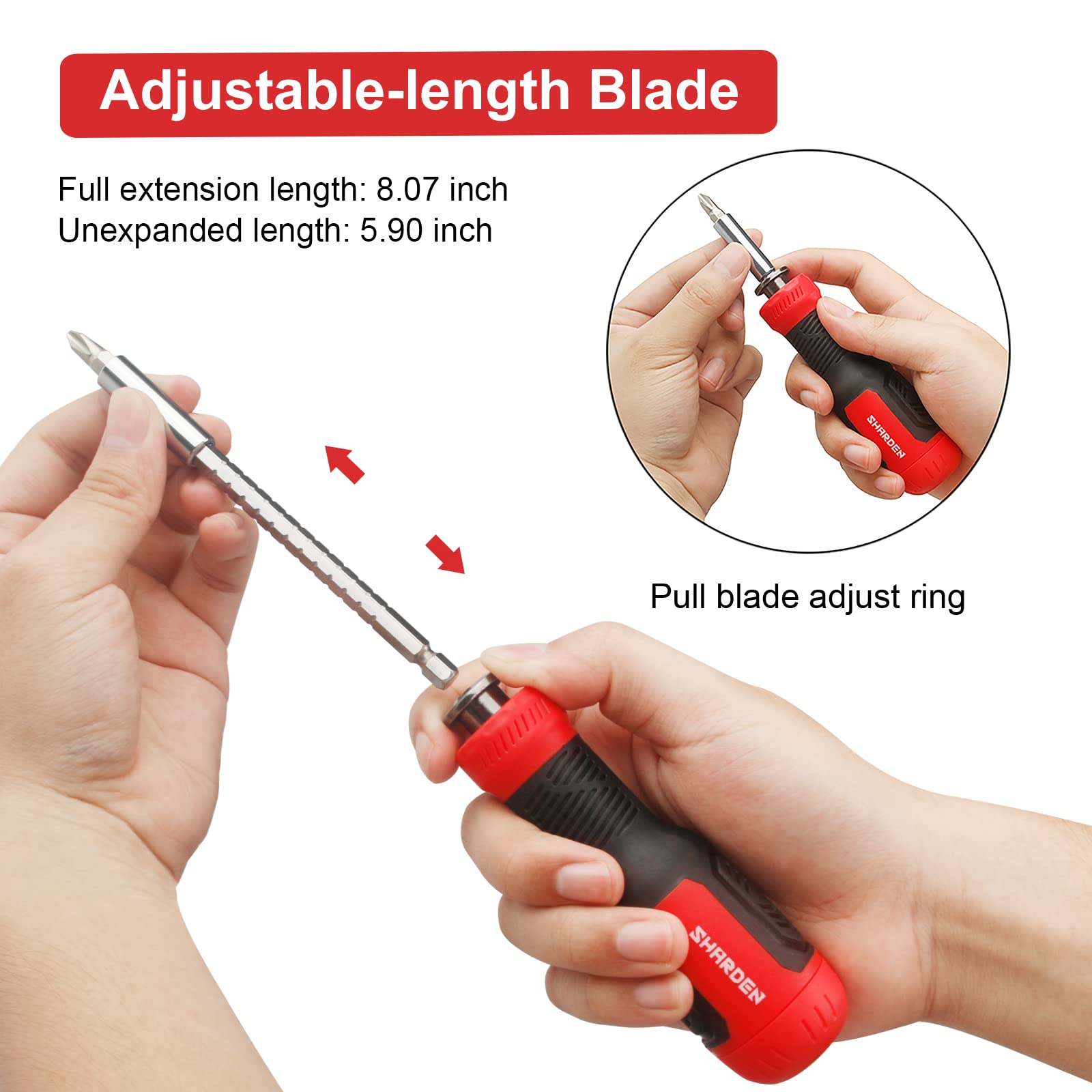 Mua SHARDEN Multi Screwdriver 13-in-1 Screw Driver Adjustable ...