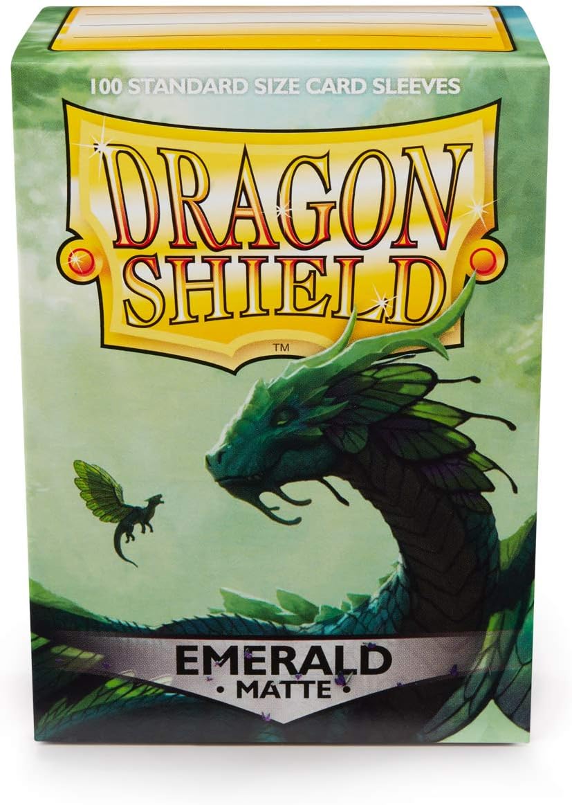 Dragon Shield Sleeves Standard Size: Emerald Matte AT-11036, Protective ...