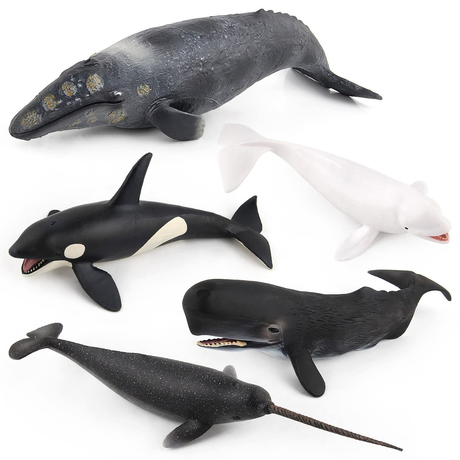 Mua BRETOYIN Jumbo Sperm Whale Toy Figure Set 5PCS Sea Creatures Toys ...
