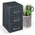 Amazon.com: Desktop Mini Filing Cabinet | Business Card Organizer ...