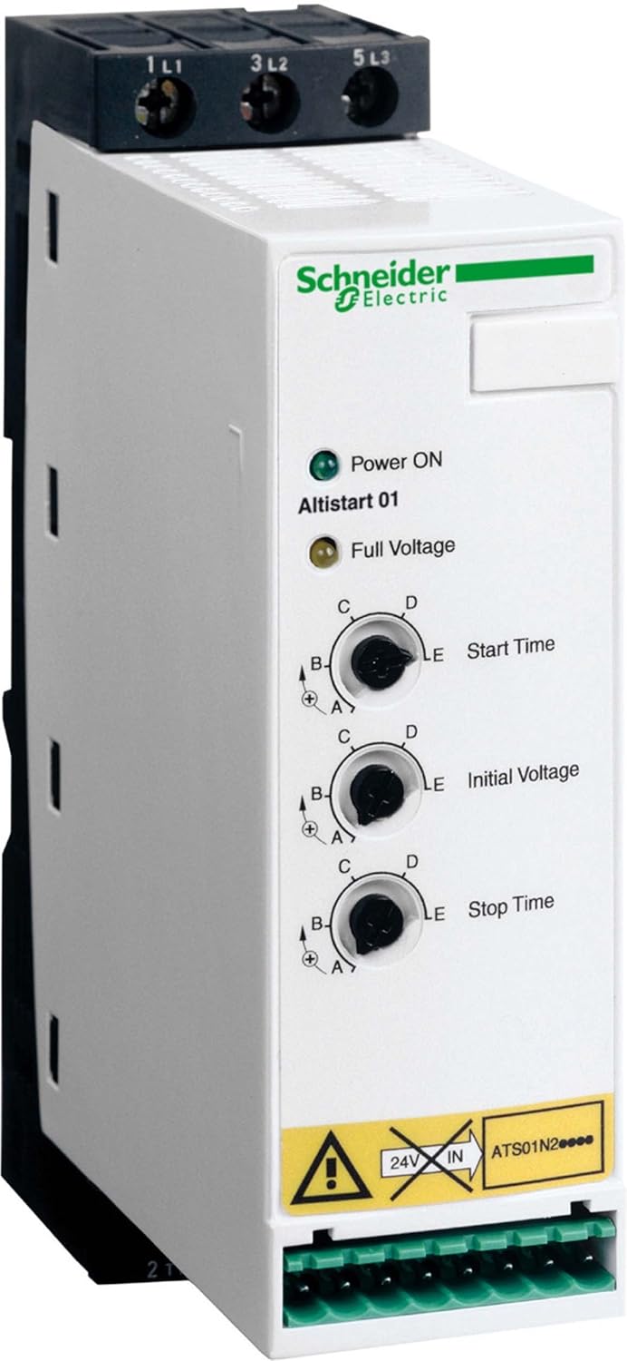 Schneider Electric ATS01N232RT Arrancador Suave ATS-01, 20 HP, 32 A ...