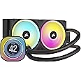 Amazon.com: CORSAIR iCUE Link H100i LCD Liquid CPU Cooler - 240mm AIO ...
