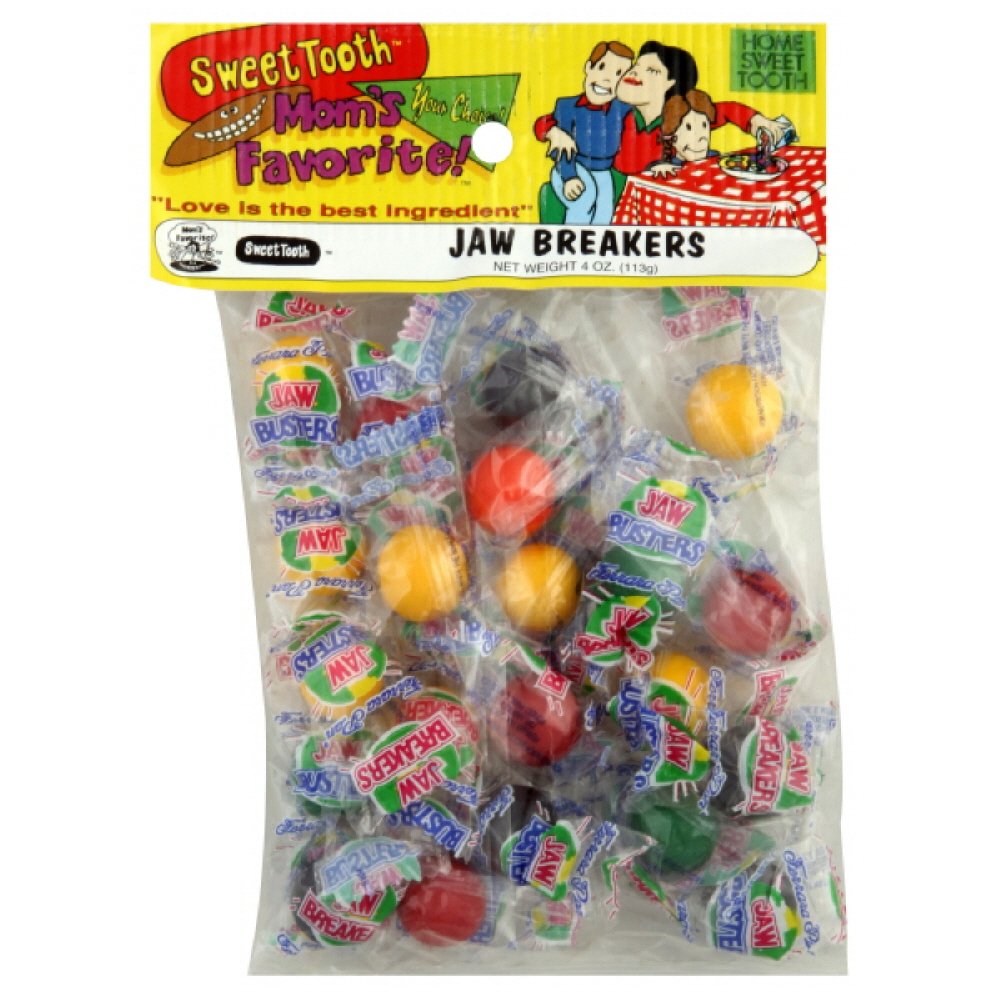 Amazon.com : Sweet Tooth Jaw Breakers, 3.25-Ounce (Pack of 12) : Hard ...