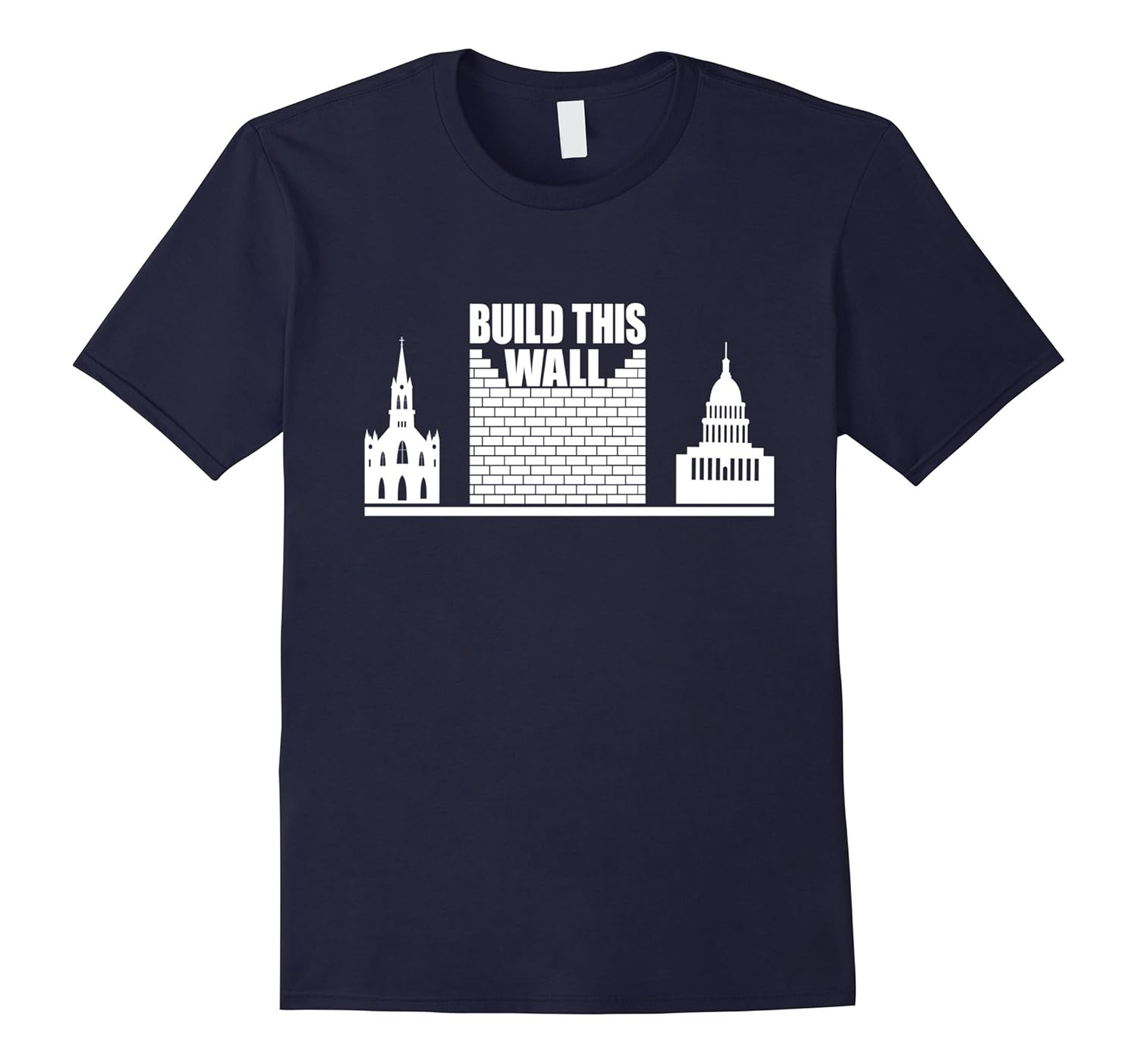 Build THIS Wall Political Statement Gender Equality T Shirt-TH – TEEHELEN