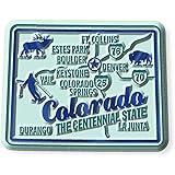 Amazon.com: Colorado Jumbo State Magnet by Classic Magnets, Collectible ...