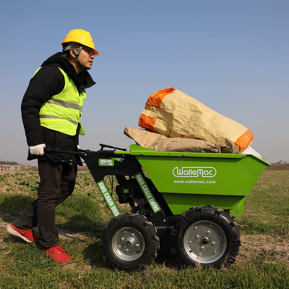 Mua Wallemac Compact All Terrain Track Wheelbarrow 550lbs Loading ...