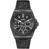 Guess Herren Chronograph Quarz Uhr mit Silikon Armband W1049G1: Amazon ...