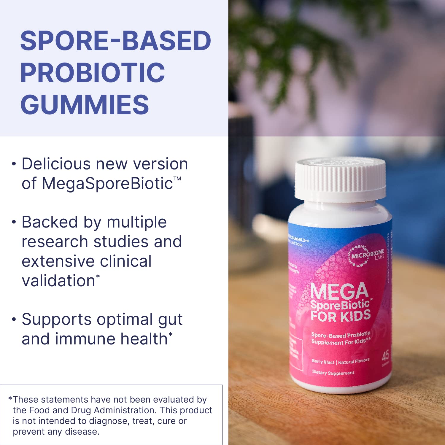Mua Microbiome Labs MegaSporeBiotic Kids Probiotic - Spore Based Gummy ...