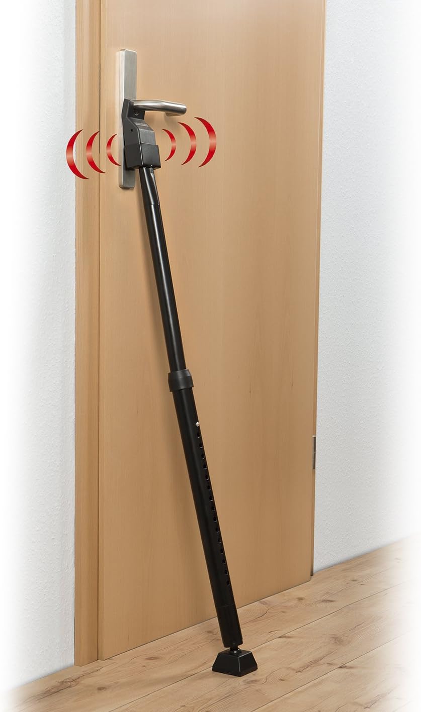 Easymaxx Security Door Locking Pole – Telescopic Rod with Non-Slip ...