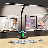 Led Desk Lamp for Office Home - Eye Caring Architect lamp with Clamp ...