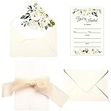 Amazon.com : DORIS HOME 25PCS Invitations Cards for Bridal Shower ...