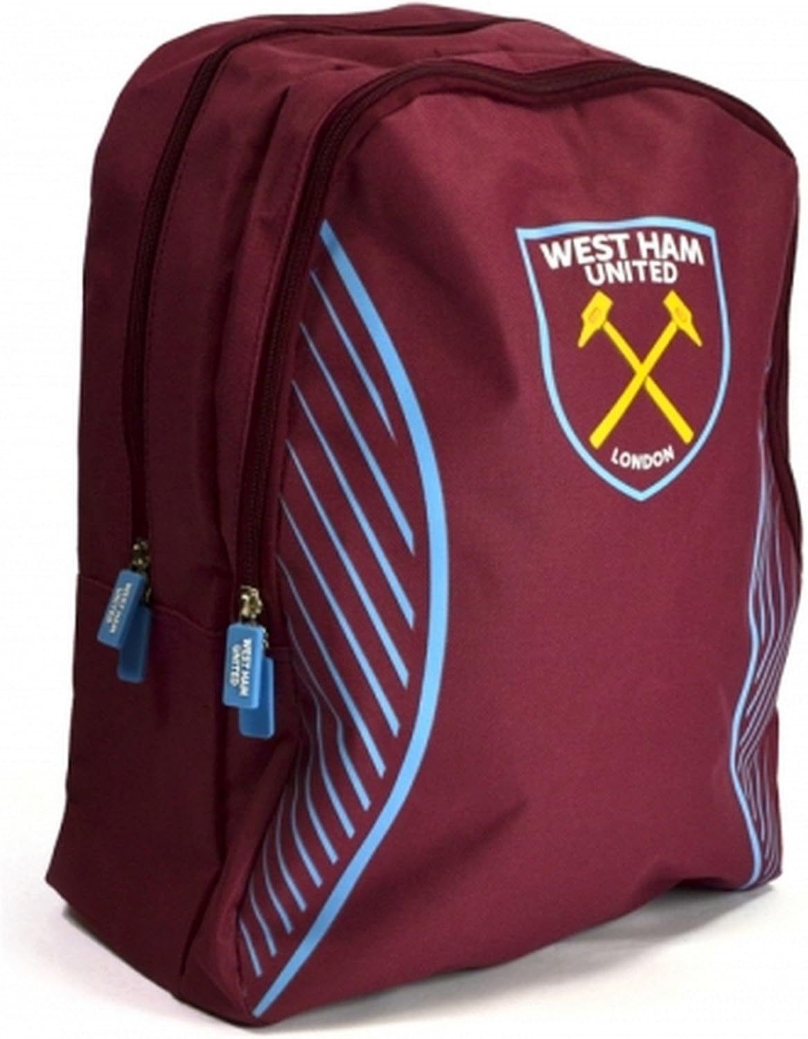 West Ham FC Official Football Swerve Backpack/Rucksack (One Size ...