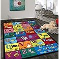 Amazon.com: Rugshop Kids Educational Learning Alphabet Non Skid (Non ...