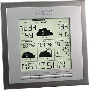 Amazon.com : Wd 4 Day forecast Black : Weather Stations : Garden & Outdoor