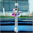 Amazon.com: Car Rear View Mirror Pendant, Bling Crystal Hanging ...