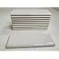 Bright White Arctic 2x6 in Ceramic Tile Mud Cap Bullnose Trim Edge 2 x ...
