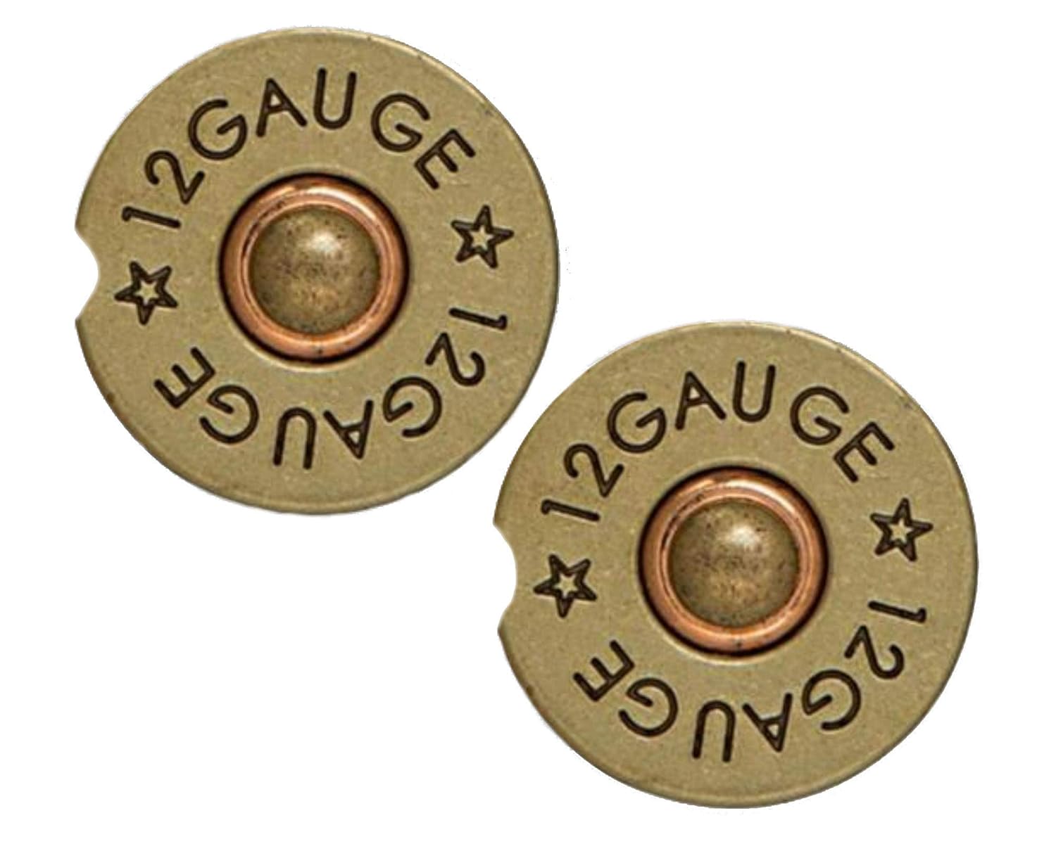 Amazon.com: Shotgun Shell 12 Gauge Ceramic Car Coasters, Set of 2 ...