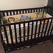 Amazon.com : Fisher-Price Providence 3-in-1 Convertible Crib, Espresso ...