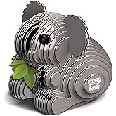 Amazon.com: Eugy Panda Bear 3D Puzzle, 29 Piece Eco-Friendly ...
