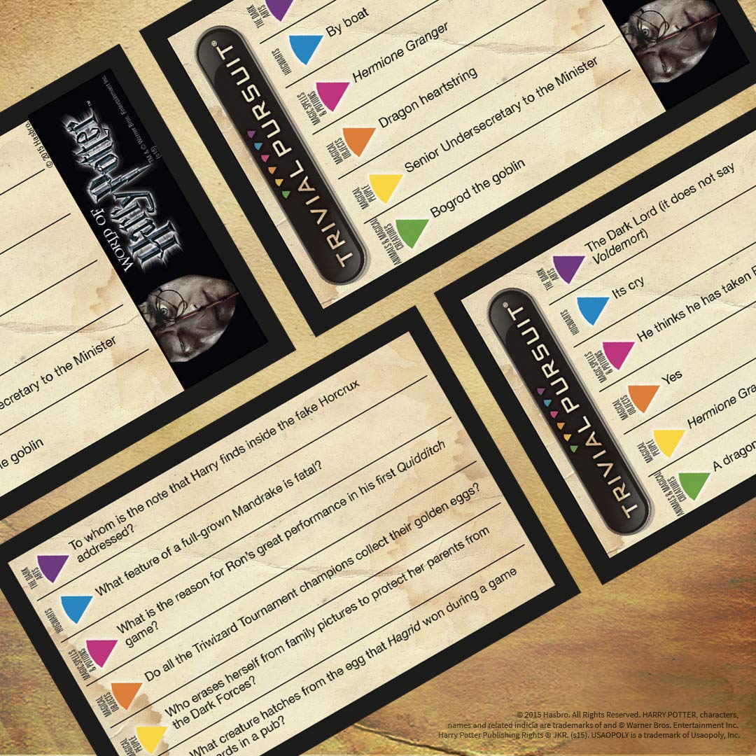 TRIVIAL PURSUIT Harry Potter Quickplay Edition Trivia Game