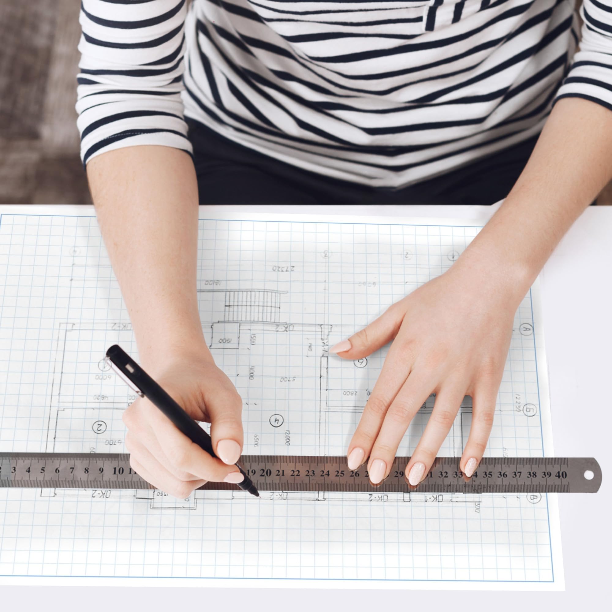 Mua Graph Paper Pad for Blueprint Drawings, Drafting, Engineering ...