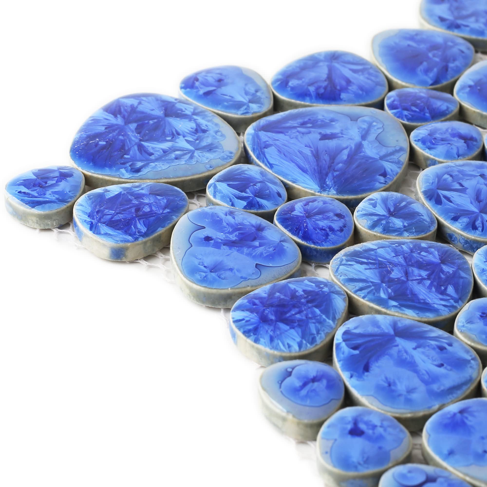 Mua Pebbles Tile Ceramic Azure Blue Mosaic Tiles for Swimming Pools ...