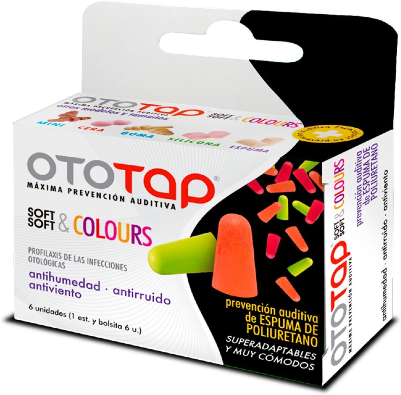 Ototap Soft & Colours Pack of 6: Amazon.co.uk: Health & Personal Care