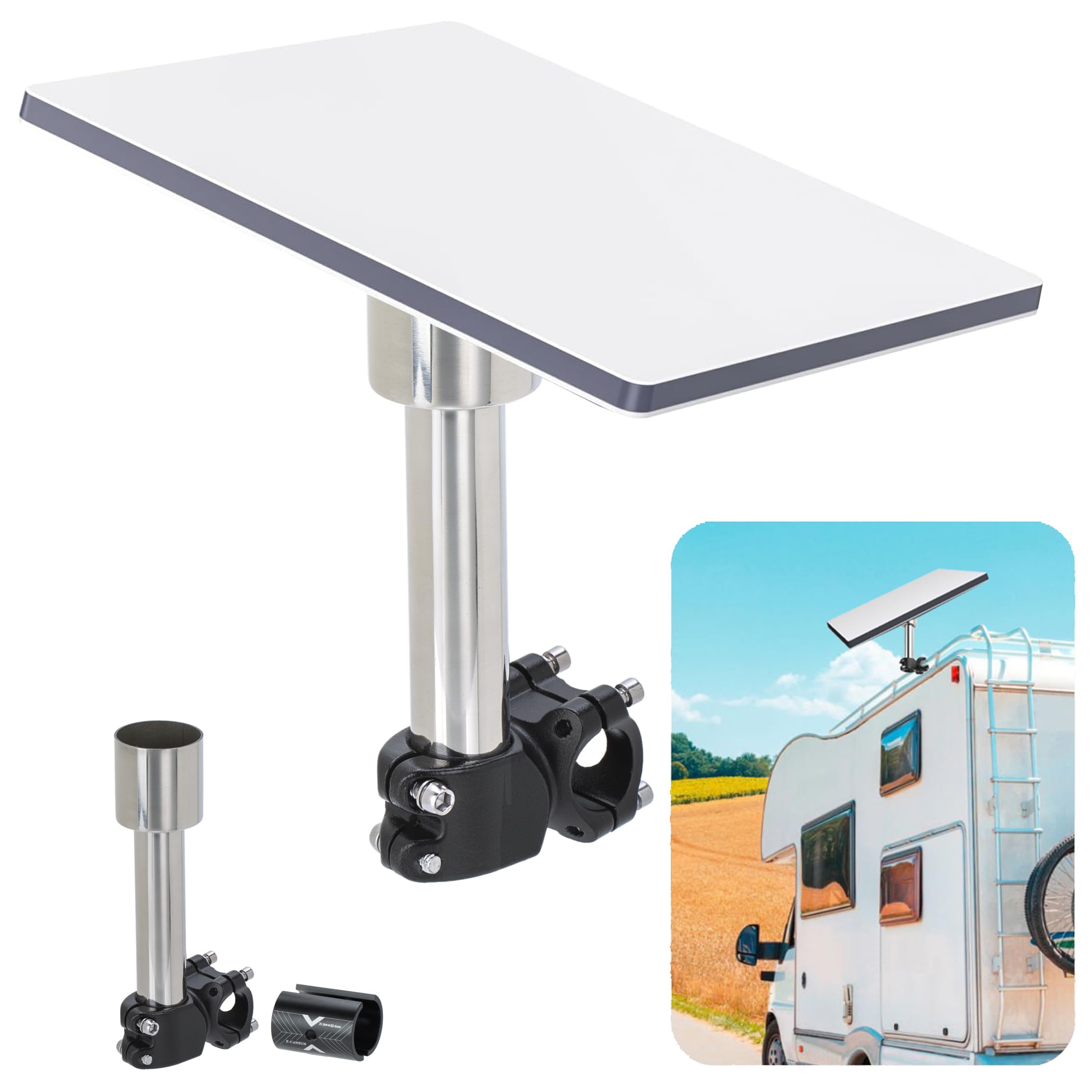 Starlink Mini Pole Clamp Mount Kit, Starlink Mini Rv Ladder & Roof Rack ...