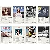 Amazon.com: Lana Del Rey Posters Album Cover Music Poster for Room Aesthetic Canvas Wall Art for ...