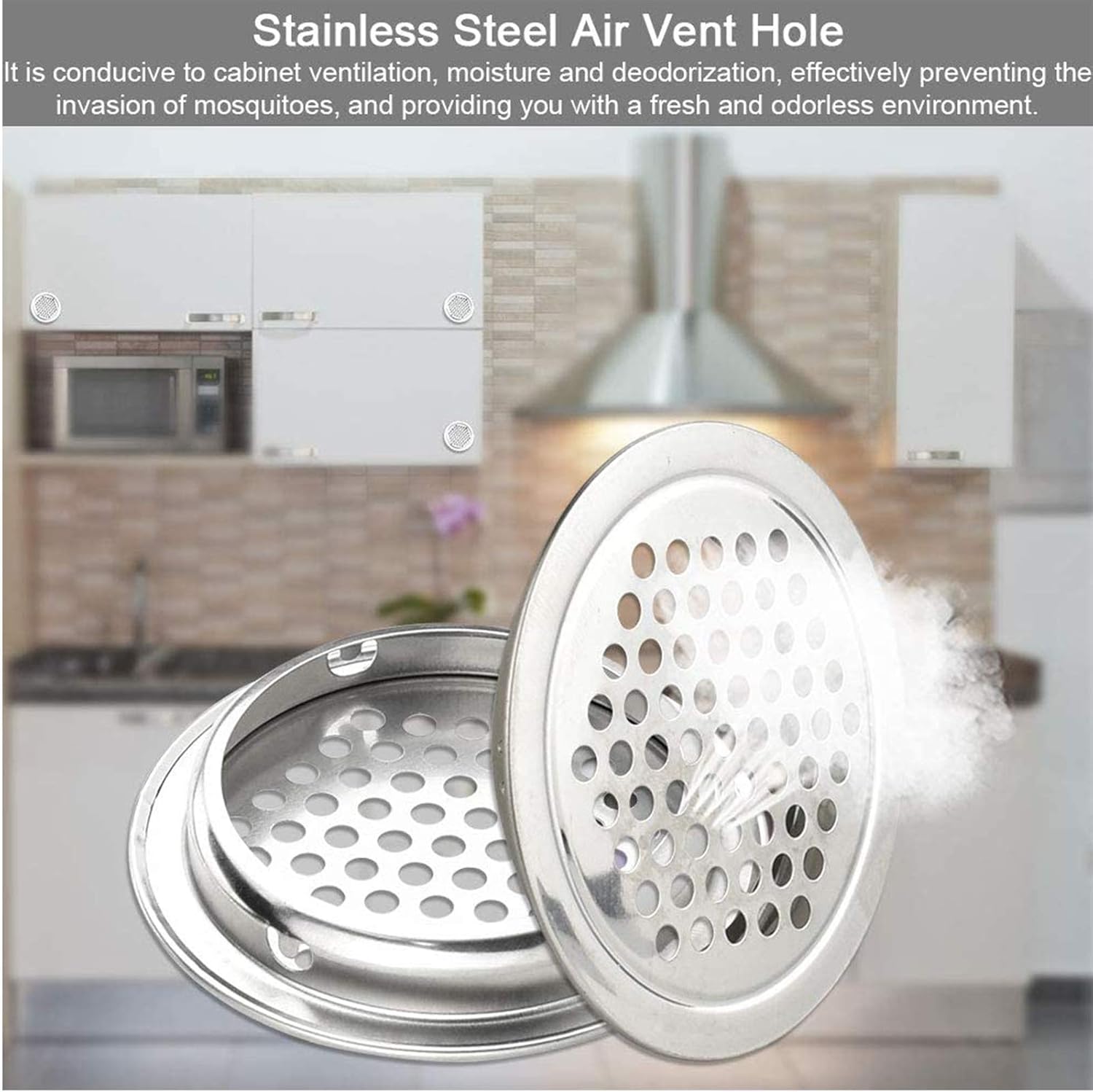 15 PCS Air Vent Hole, Air Vent Louvers, Stainless Steel Air Vent Hole ...