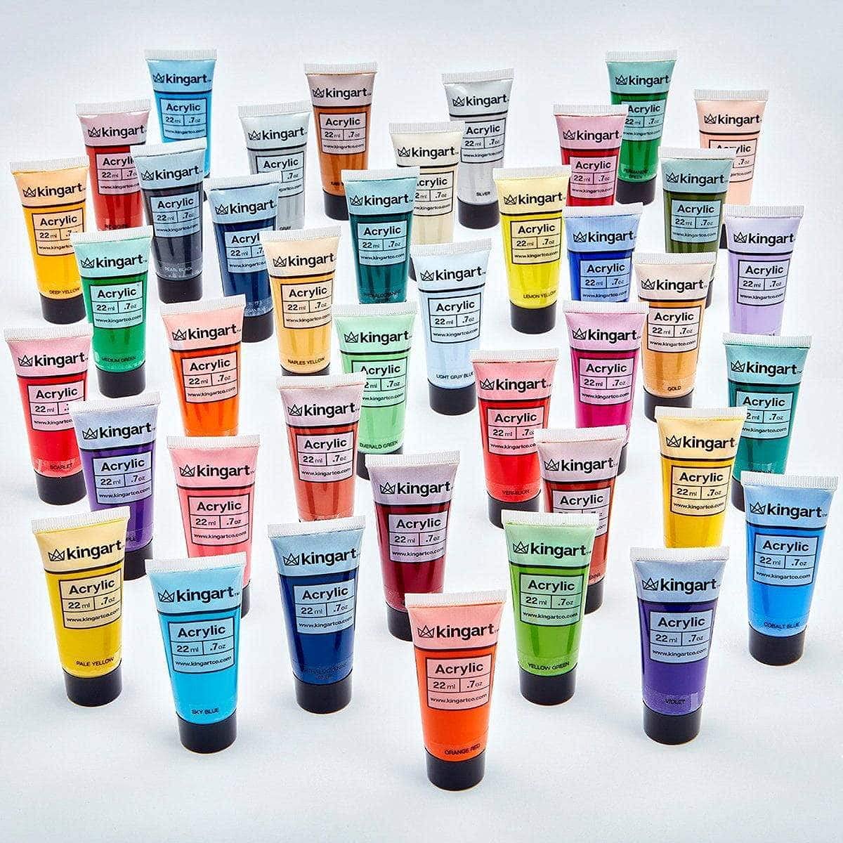 Mua KINGART 500-48 PRO Artist Quality 48 Pc. Acrylic Paint Set, 22ml (0 ...