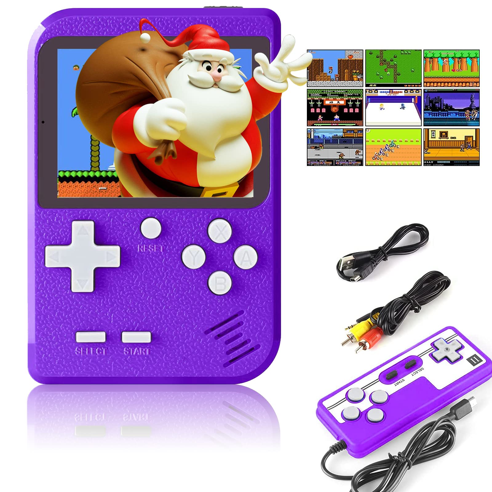 Ormosiat Retro Mini 500 Non-Repeating Classic FC Games Portable Video ...