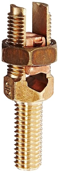 Burndy K2C25B1 Servit Post Mechanical Grounding Connector, 15/16" Nut ...