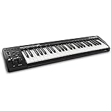 Amazon.com: M-Audio Keystation 61ES 61-Key USB MIDI Keyboard Controller with Semi-Weighted Keys ...