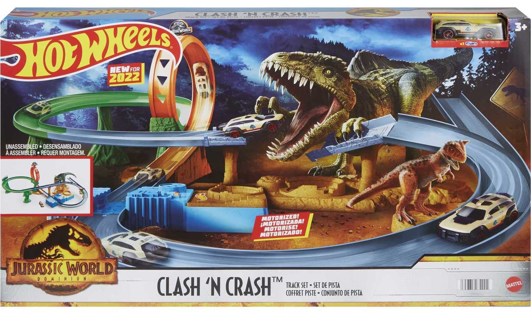 Mua Hot Wheels HJC53 Jurassic World New Ruler Track Set (Includes 1 ...