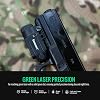 Gmconn Pistol Flashlight Green Laser White LED Light Combo with Compact ...