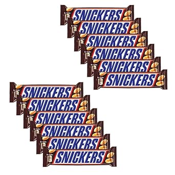 Snickers Peanut Filled Chocolates- 45g Bar (Pack of 12) : Amazon.in ...