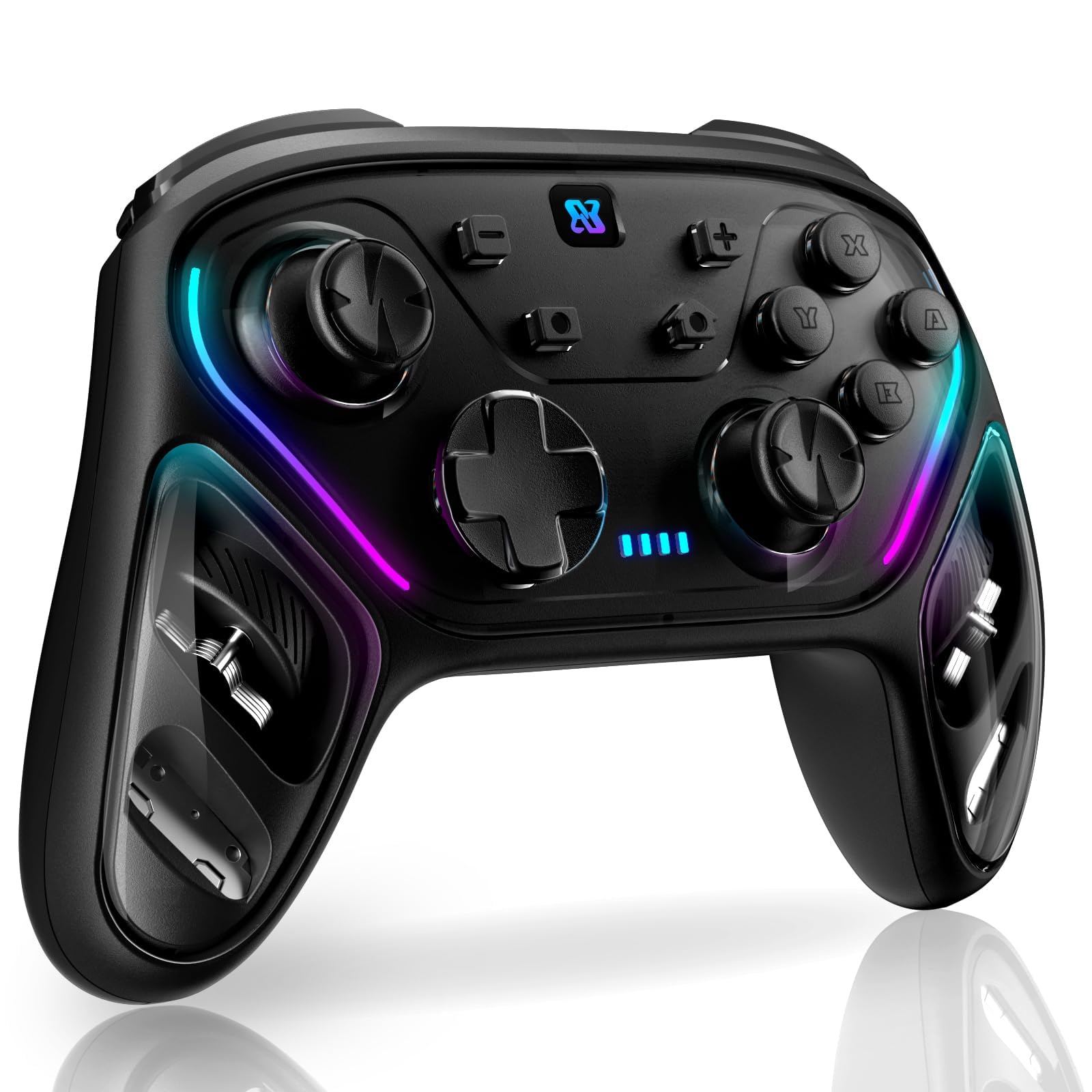 BINBOK GEMINI Switch Controller - HD Rumble, Hall Effect Joystick, RGB ...