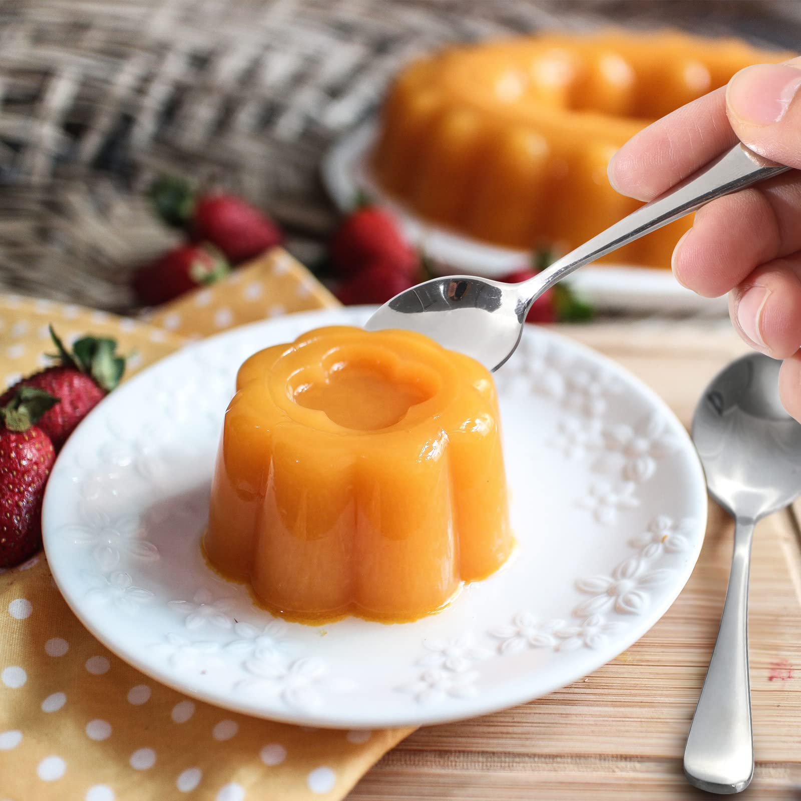 Hiware 6-Piece Demitasse Espresso Spoons, 4 Inches Stainless Steel Mini ...