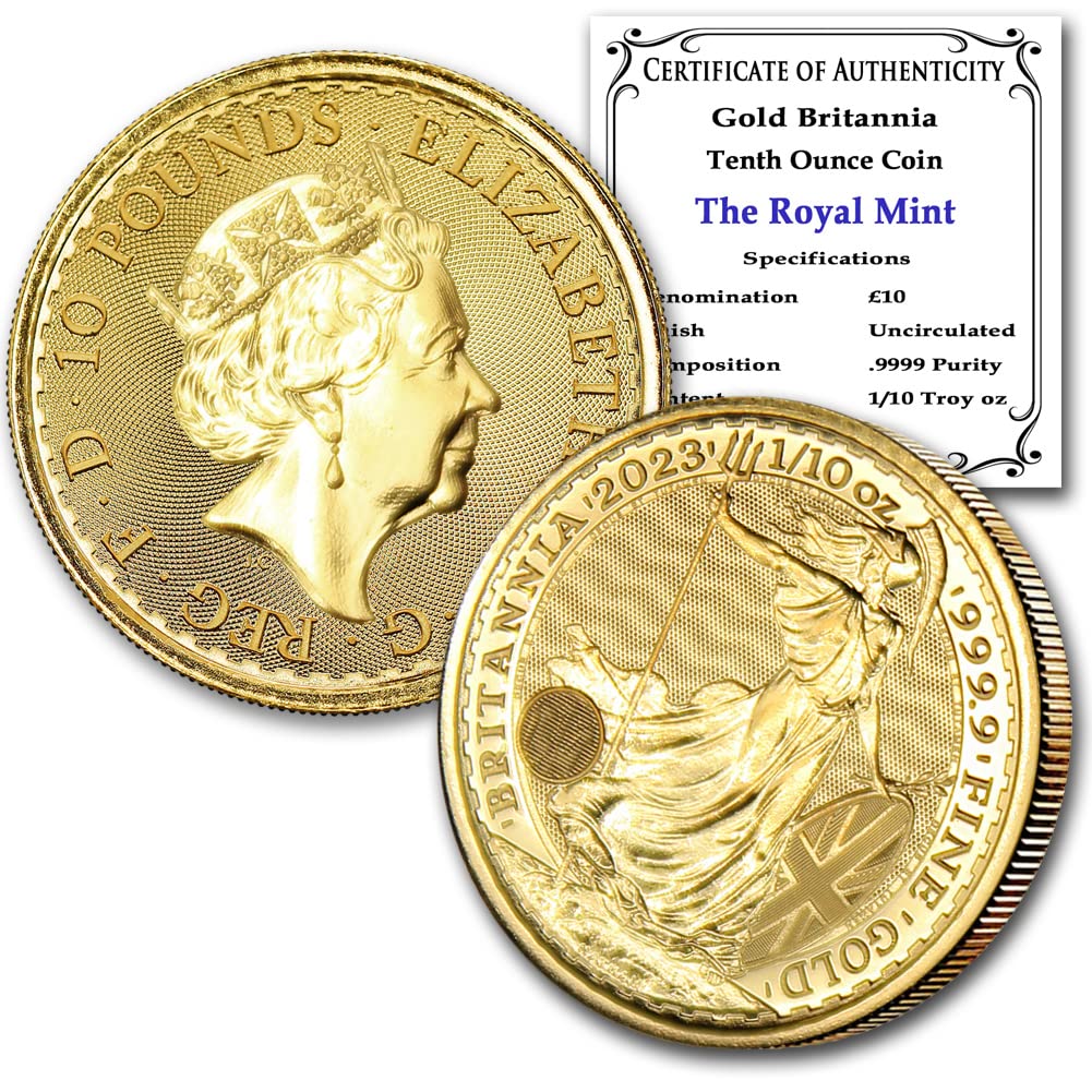 Mua 2023-1/10 oz British Gold Britannia Coin by the Royal Mint ...