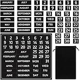 Amazon.com: JarThenaAMCS 50Pcs Boho Magnetic Fridge Calendar Months ...