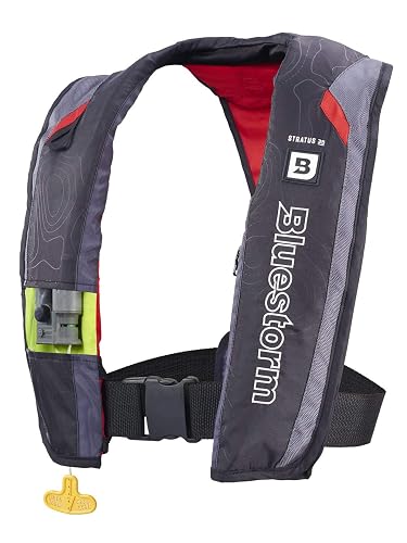 BLUESTORM Stratus 35 Inflatable Life Jacket PFD for Adults | US Coast ...