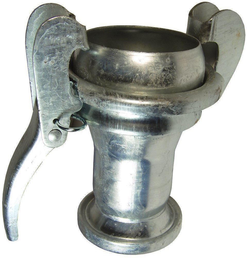 JGB Enterprises 102-FMI31968 6" Galvanized Bauer Type Coupling Female x ...