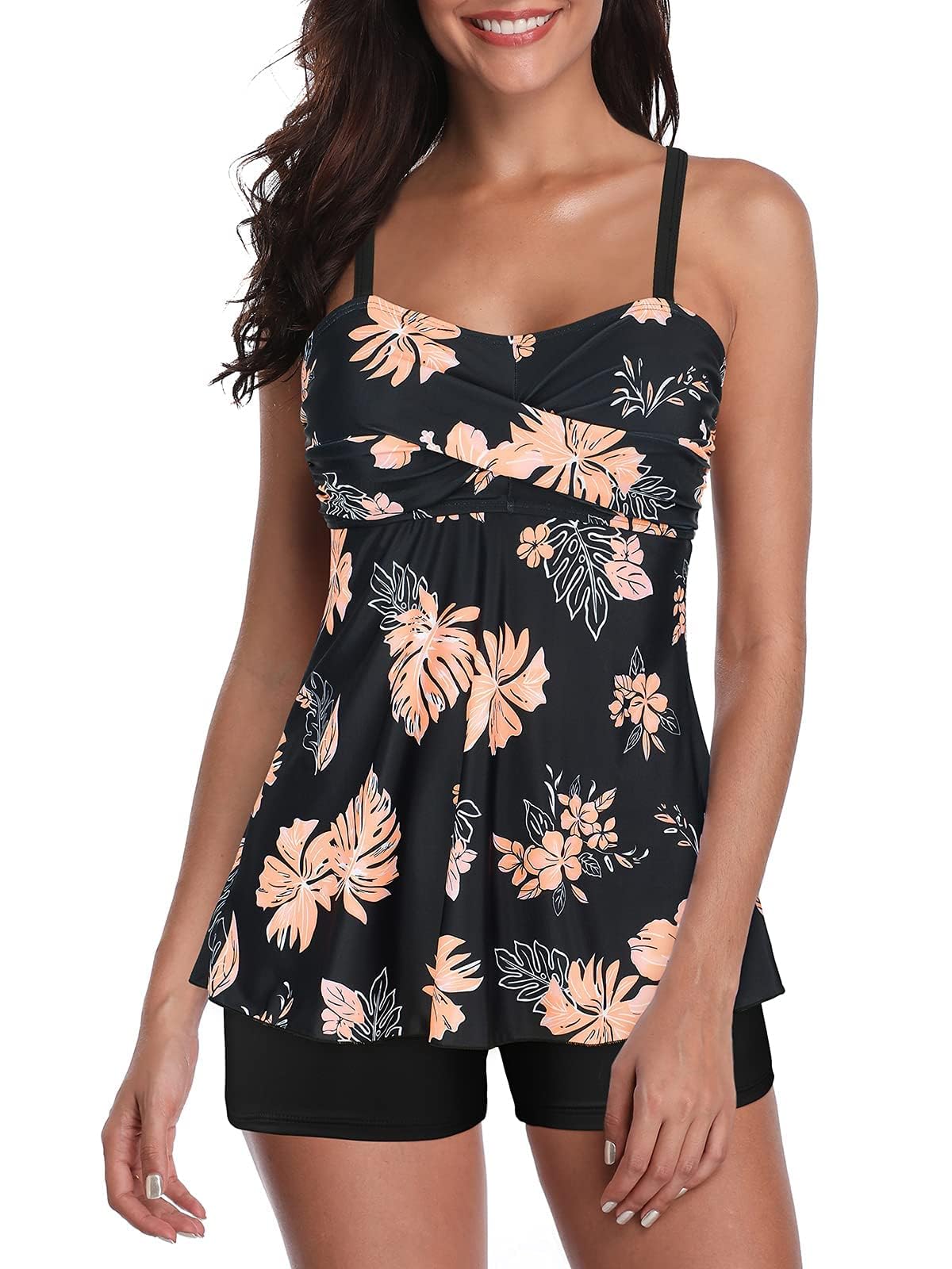 Century Star Tankini Swimsuits for Women 2025 Tummy Control Bathing ...