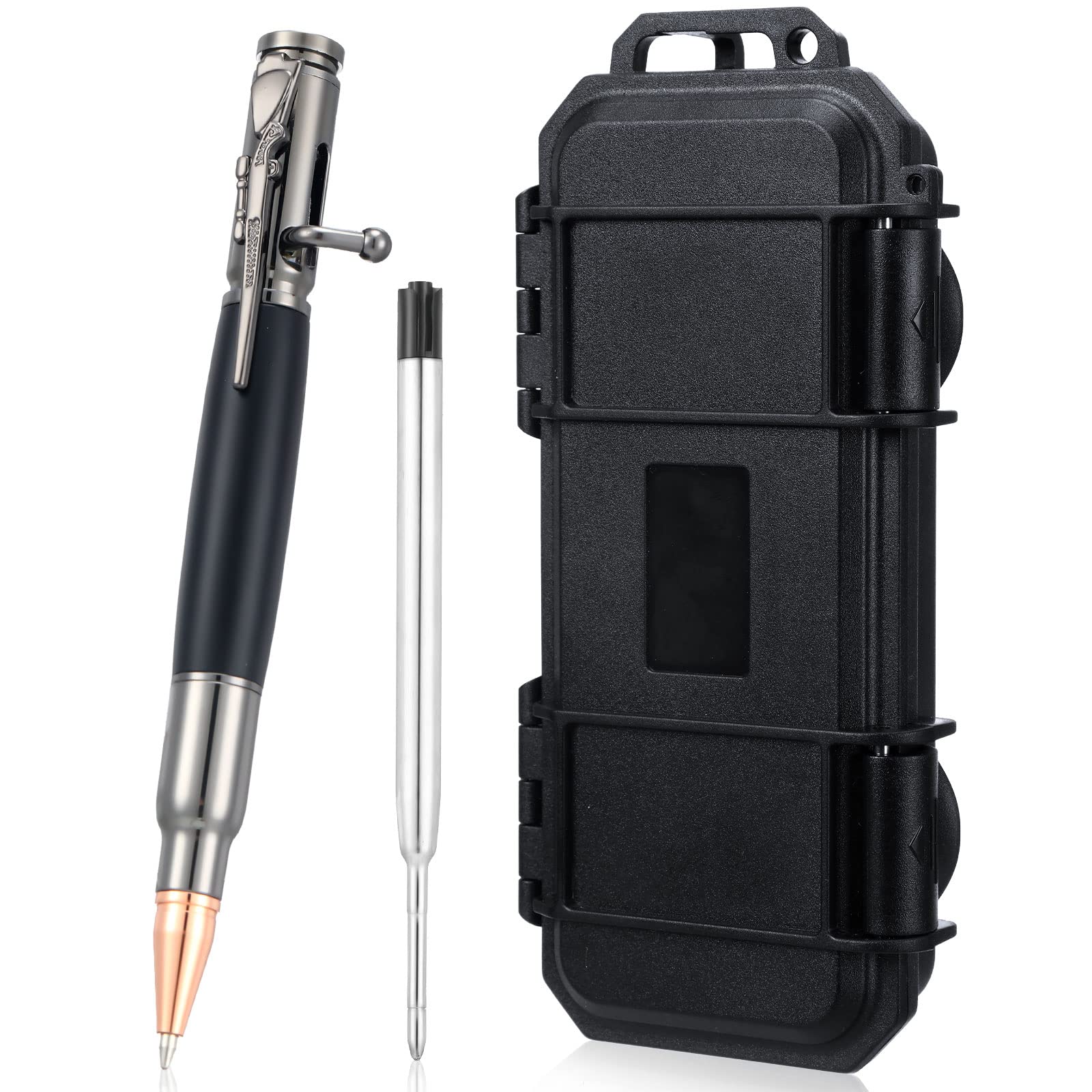 Crtiin Bolt Action Pen Bullet Pen with Gift Box Tactical Pen Ballpoint ...