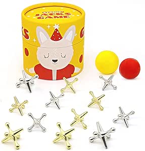 Amazon.com: Jacks Game with Balls, Classic Old School Jax Games for Kid ...