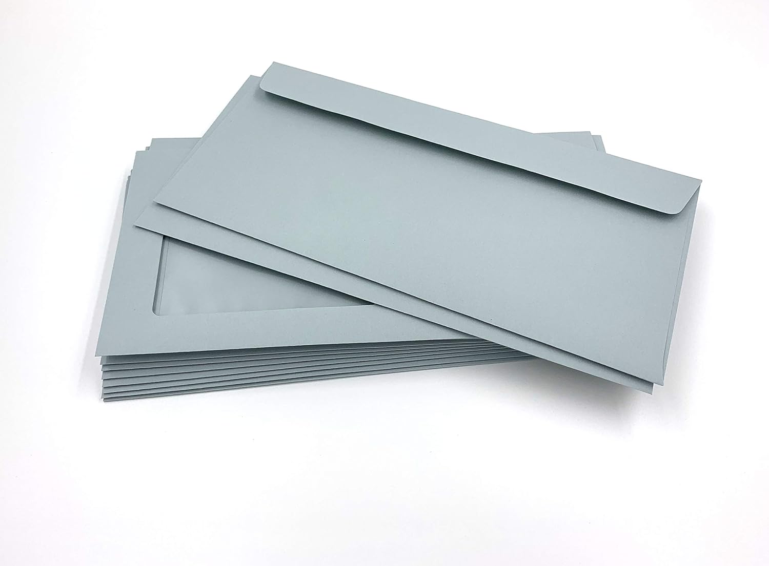 100 Envelopes with Windows DIN Long, 220 x 110 mm; Self Seal Adhesive ...