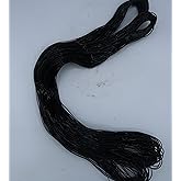Amazon.com : Black African Anango Hair Thread/Fil Anango/Nigeria Rubber ...