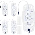 Amazon.com: BeHerk Urinary Drainage Bag 1000ml Catheter Leg Bag, 5 Pack Catheter Leg Bags for ...